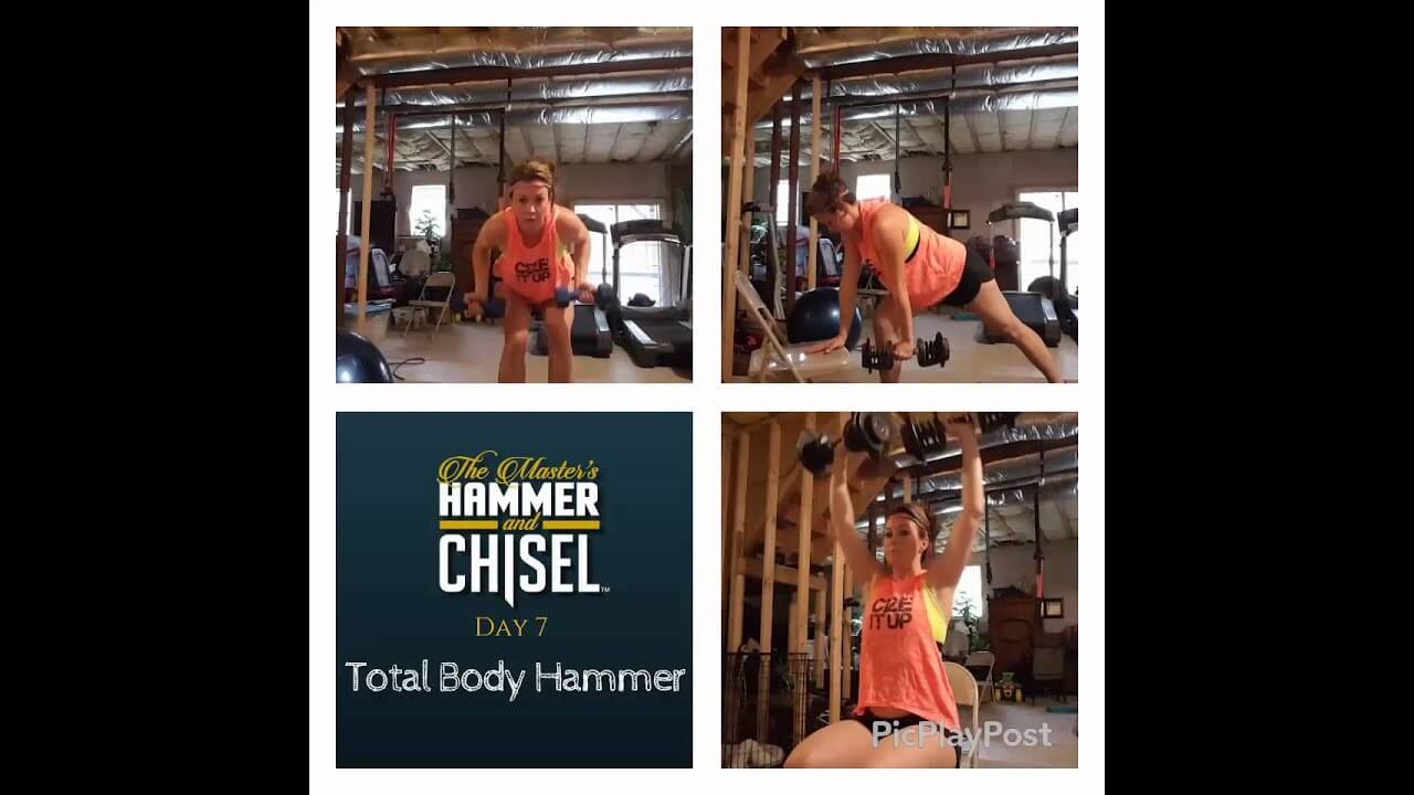 Master’s Hammer & Chisel – Day #7 – Total Body Hammer – Kathi Reuter
